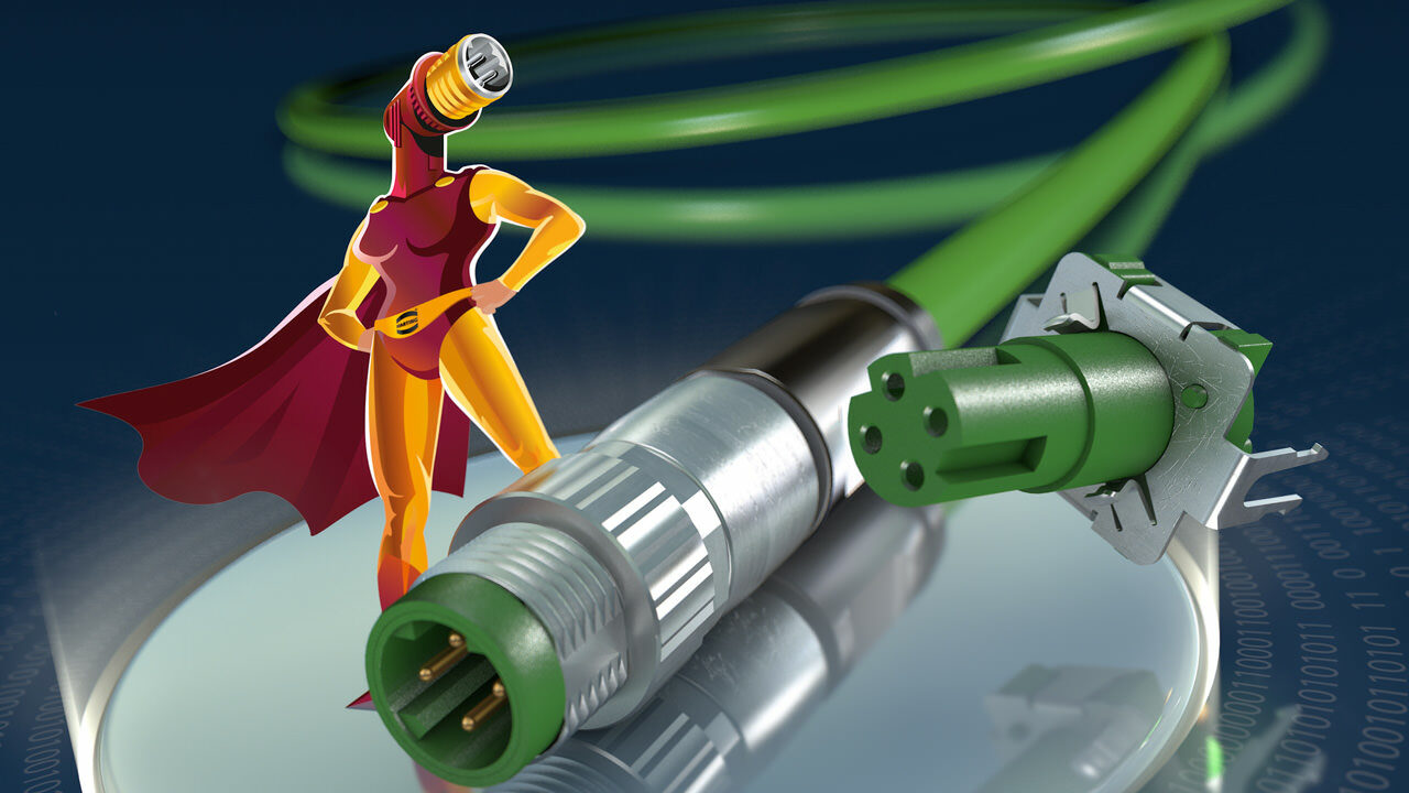 Round plug connectors for data, signals & power | Industrial Ethernet Book