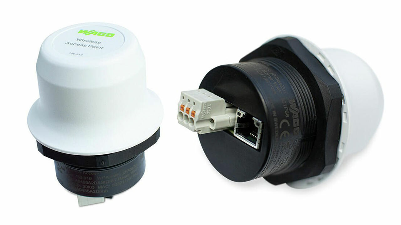 Wireless Access Point with Through-Panel Mounting | Industrial Ethernet ...